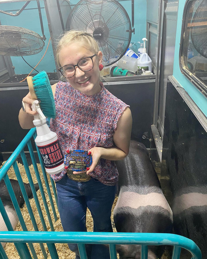 Showman Shine: Elevate Your Pig's Glow! Get Your Shine On! – ShowmanShine